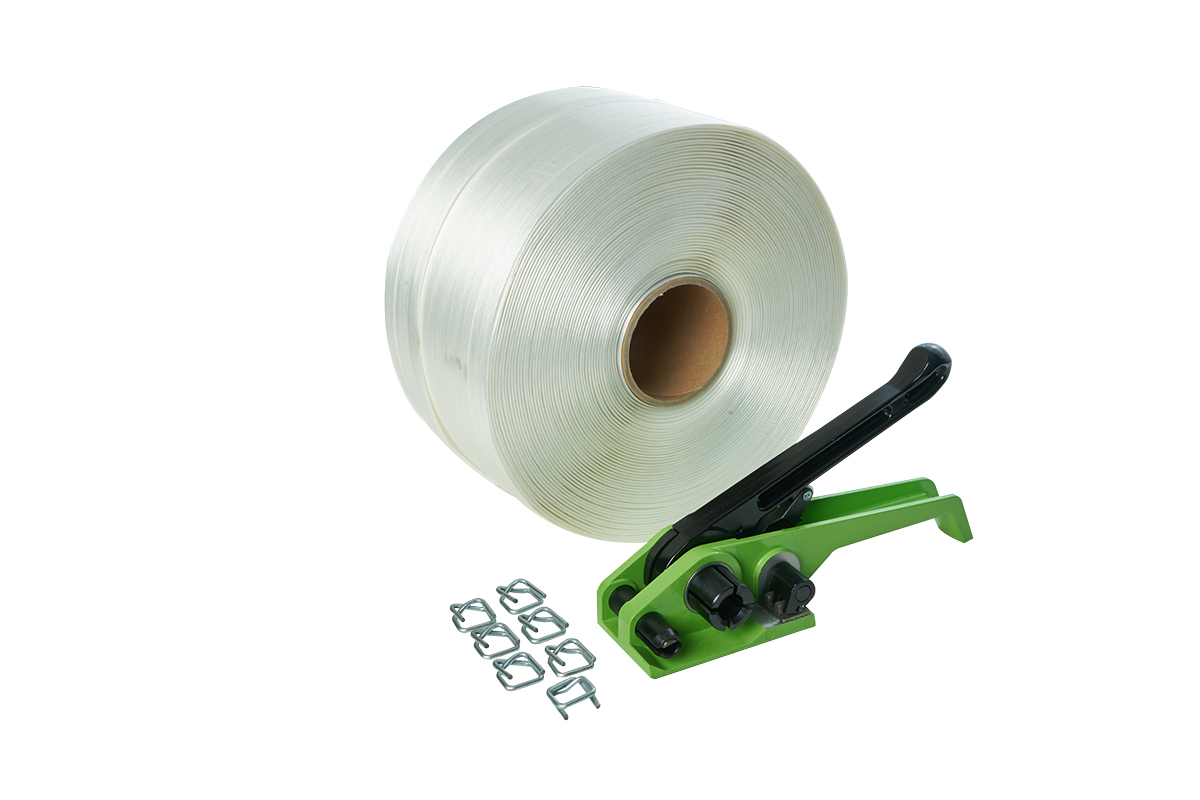 Strapping set 16 mm | Strap + device + buckles | Loadcare