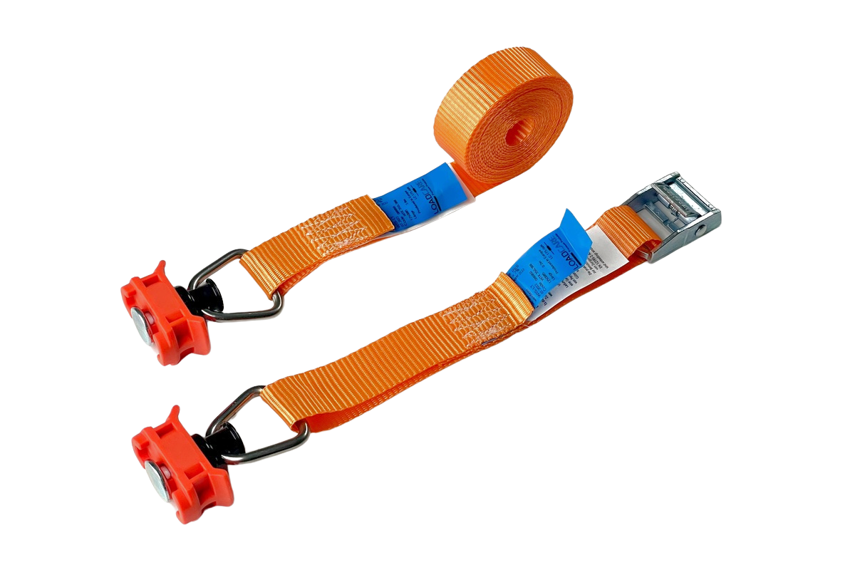 2-part clamping lock tension strap 175 daN orange | Loadcare